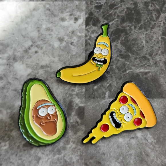 Other | Rick And Morty Rick Foods Enamel Pins | Poshmark
